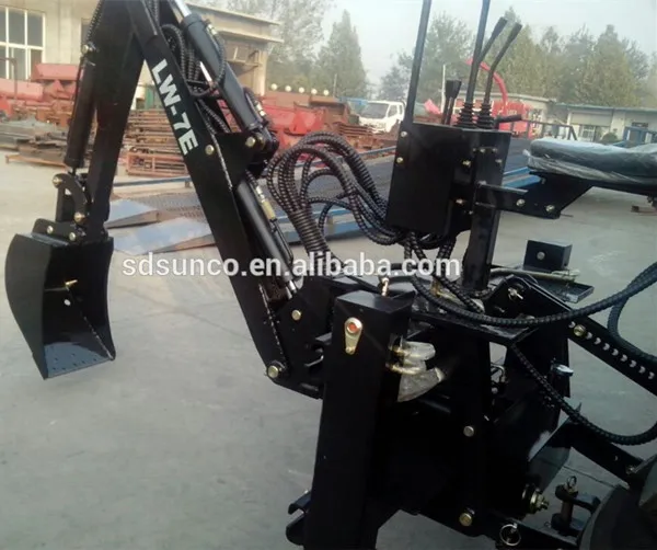 CE Sideshift Compact Tractor Backhoe (Foton), Small Backhoe Loader ...