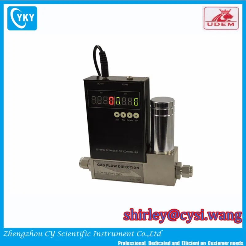 Compact Precision Stainless Steel Digital Hydrogen Gas Mass Flow ...