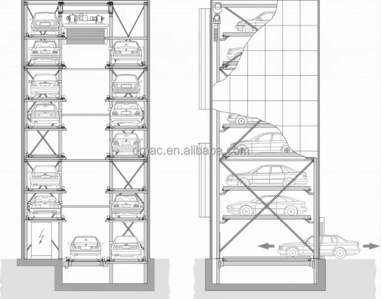 Custom Designed Fast Access And Safe Parking/automatic Parking System ...