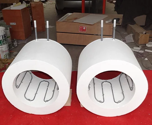 Round 1700c Ceramic Fiber Heater For High Temperature Furnace - Buy ...