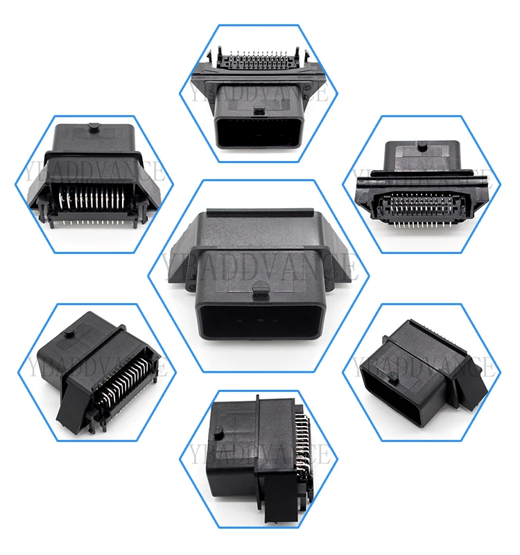 500762-0483 64320-1319 64320-3319 Automotive Molex 4 Row Ecu 48 Pin ...