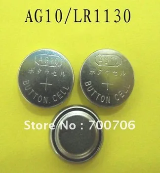 1.5v Ag10 Alkaline Button Cell Battery Lr1130 Sr1130 389 390 Sg10 For ...
