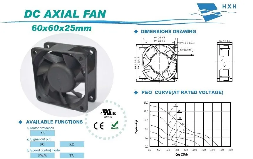 Kipas Motor Dc Tanpa Sikat 12v 60mm Ups Kipas Pendingin 6025 - Buy ...