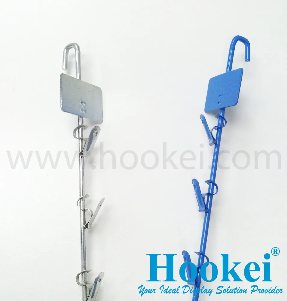 Metal Hanging Clip Strip for Retail Display - Durable & Versatile