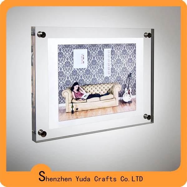 Clear Wall Mounted Photo Frame A4 Acrylic Wall Frame Holder - Buy Wall ...