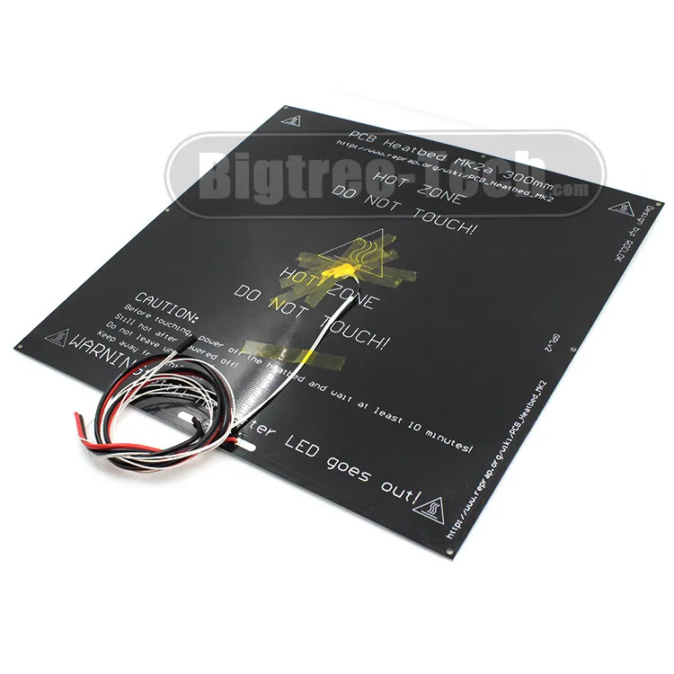 Mk2a 300*300*2.0mm 12v Heat Bed,Pcb Board For Hotbed 3d Printer Mk2b ...