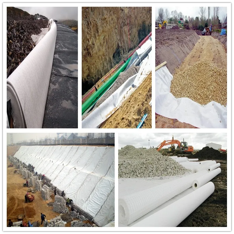 Needle Punched Water Permeable Nonwoven Geotextile Felt Fabric Cheap ...
