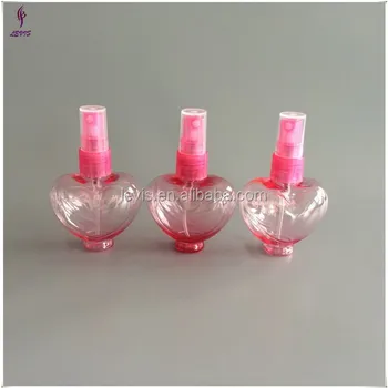 25ml Plastic Pink Heart Shaped Perfume Bottle - Buy Heart Shaped ...