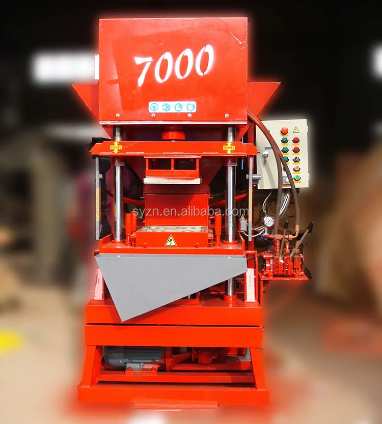 Eco Master 7000 Clay Brick Machine for Efficient Interlocking Block ...
