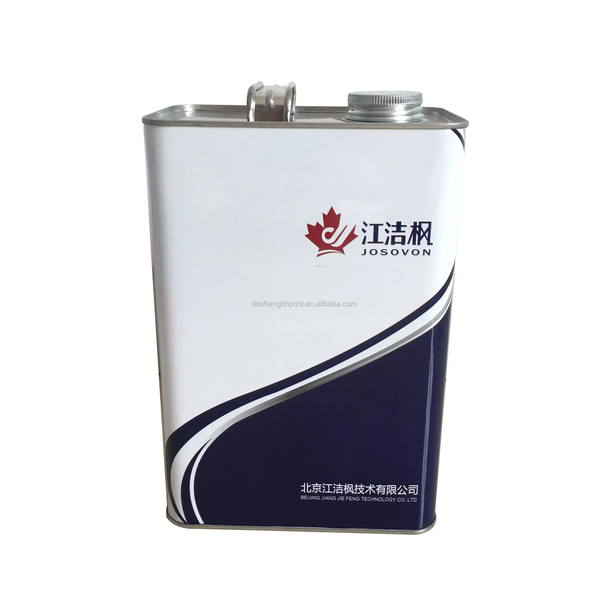 4 Liter Small Metal Tin Cans For Paint Gasoline Chemicals With Welded ...
