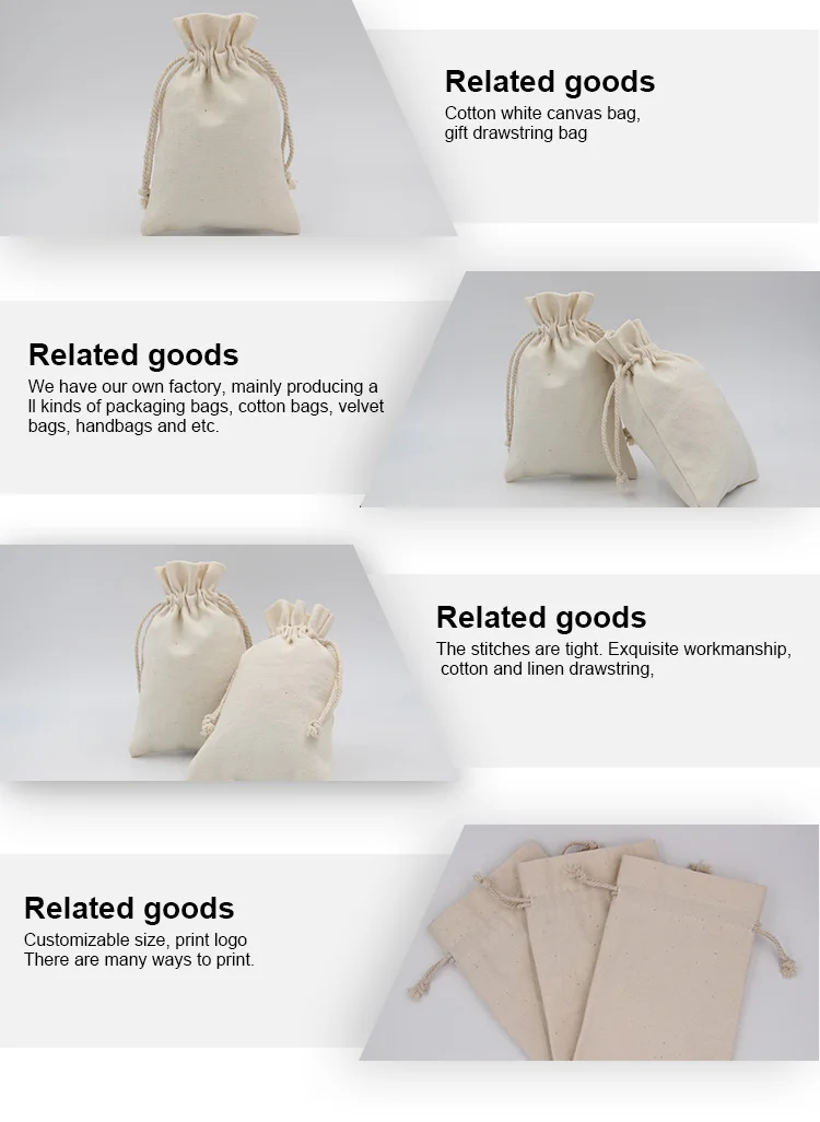 Customized Muslin Drawstring Cotton Bag For Gift - Buy Cotton Bag ...