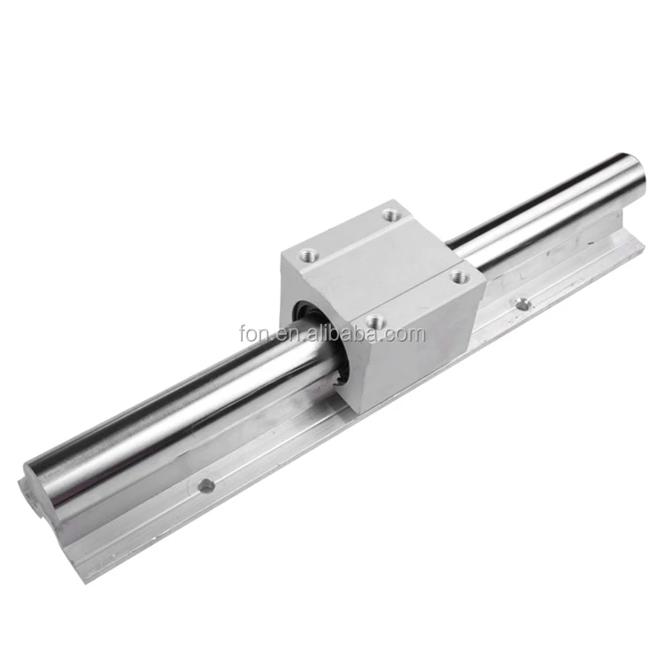 Aluminum Linear Shaft Bearing Rail SBR16 for Automation Lines | Robust ...