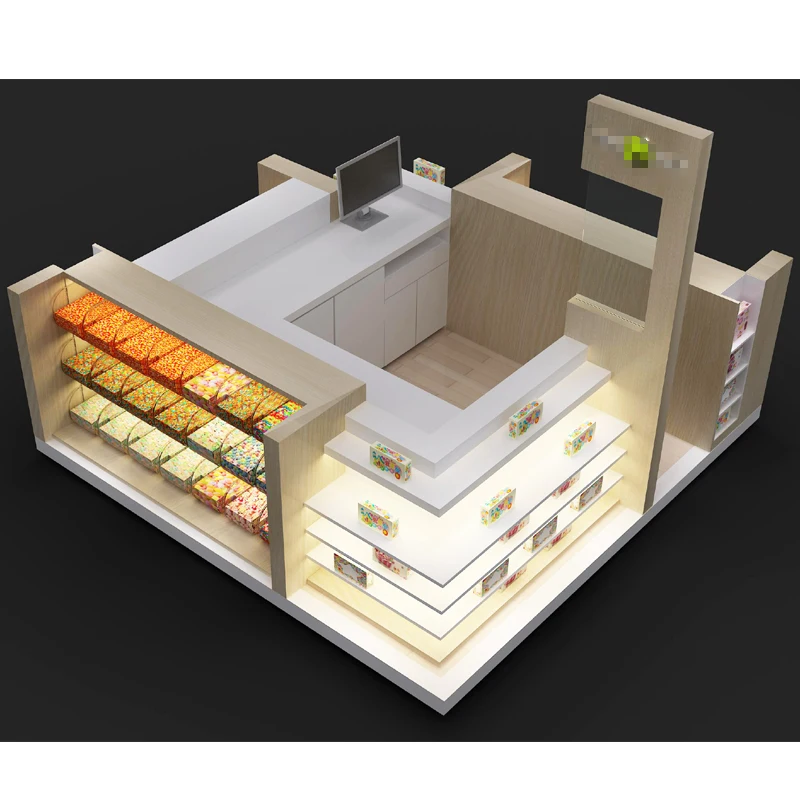 High Quality Customization Big Candy Shop Decorations Cashier Table ...