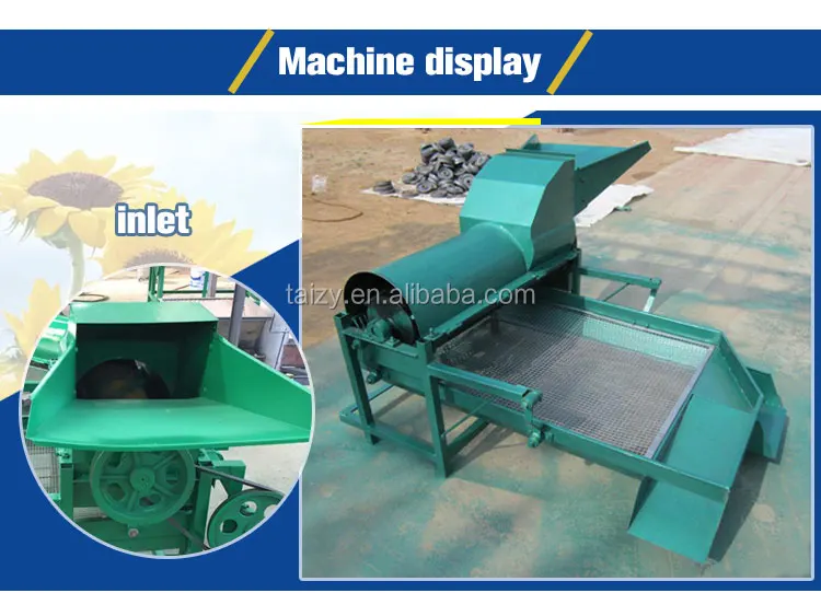 Tractor Driver Sunflower Seed Separator Machine - Semi-Automatic ...
