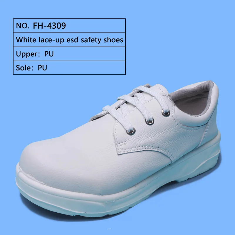 Cleanroom Safety Shoes Pu Antistatic Safety Shoes Unisex Gender Good ...