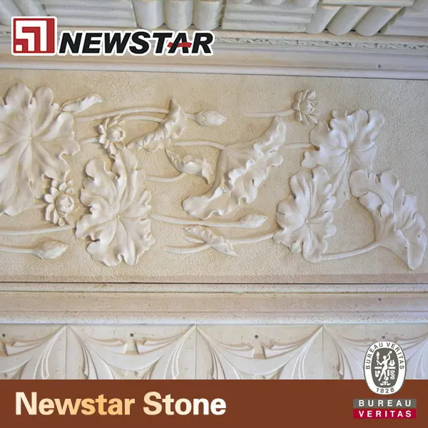 Stone Relief Flower Carving,Stone Relief Decorative Wall,Sandstone ...