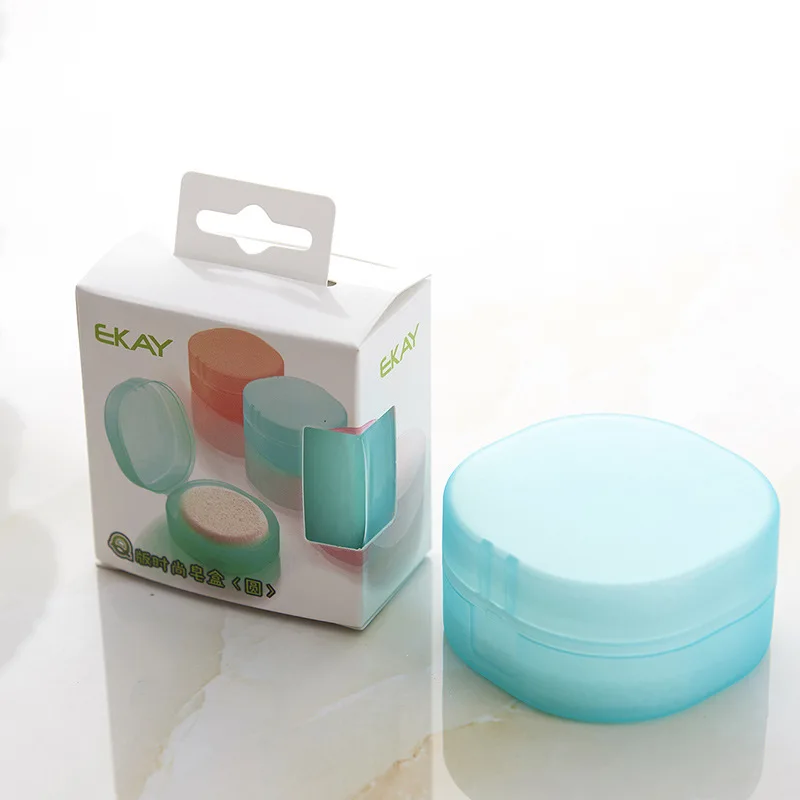 Fashionable Travel Portable Soap Boxes Transparent Plastic Aerobic Hand ...