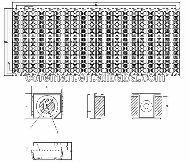Coreman DIP 3 in 1 Full Color P10 Outdoor Led P10 Rgb Display Module ...