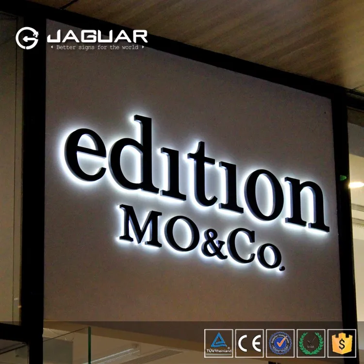 Custom Made Business Advertising Backlit Led Logo Sign - Buy Custom ...