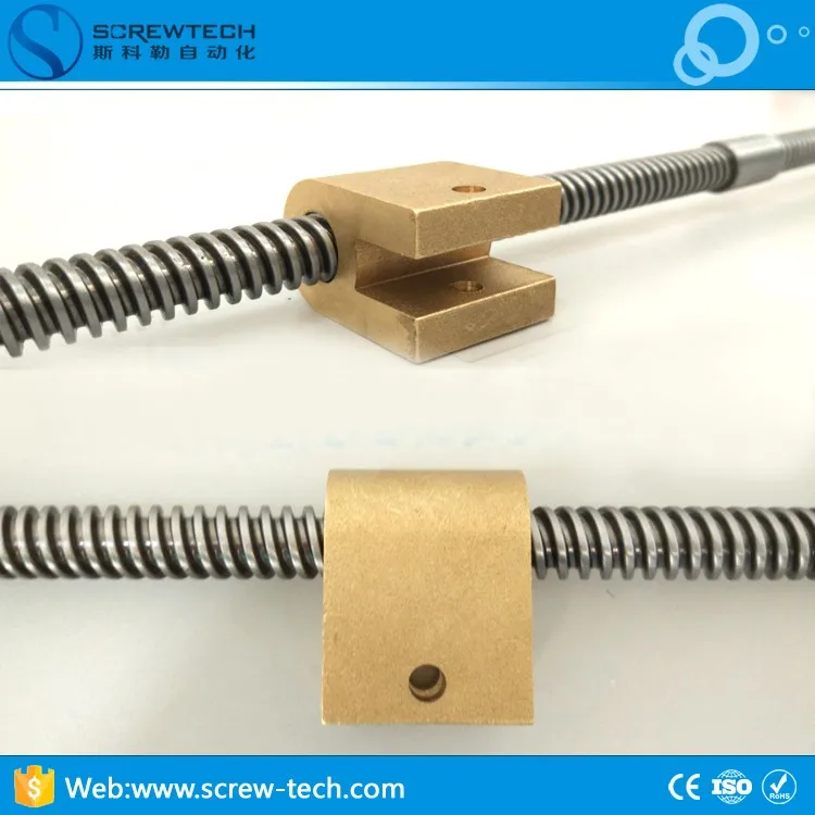 Customized High Quality Right Hand And Left Hand Lead Screw Tr14x8rl ...