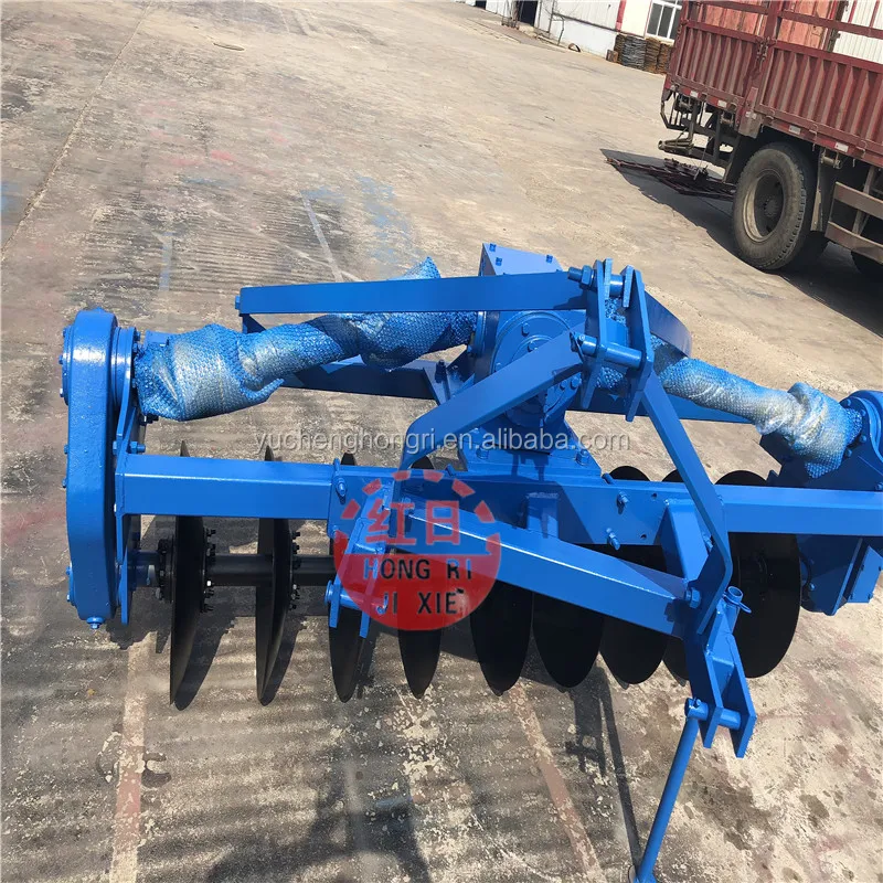 Agricultural Machinery Diagram of Disc Plough with Label