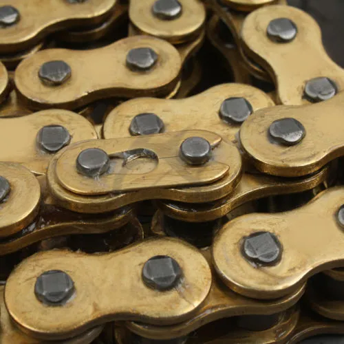 530 X 120 Gold O-ring Drive Chain Oring 530 Pitch X 120 Links Master O ...