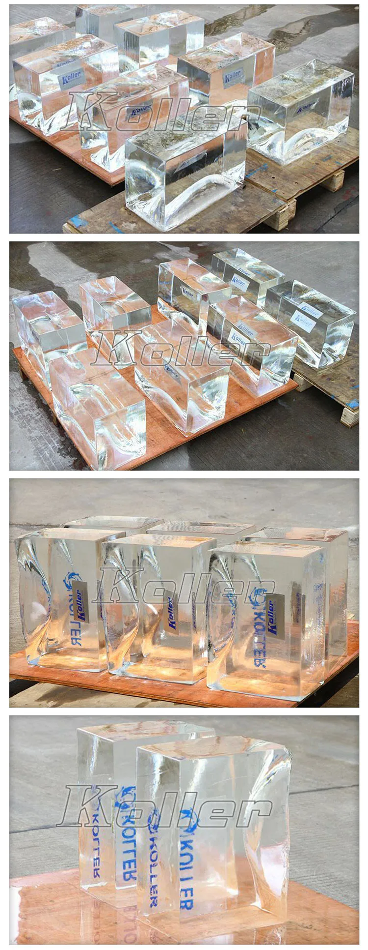 Sus304 Stainless Steel Clear Block Ice Maker Commercial Crystal Ice ...