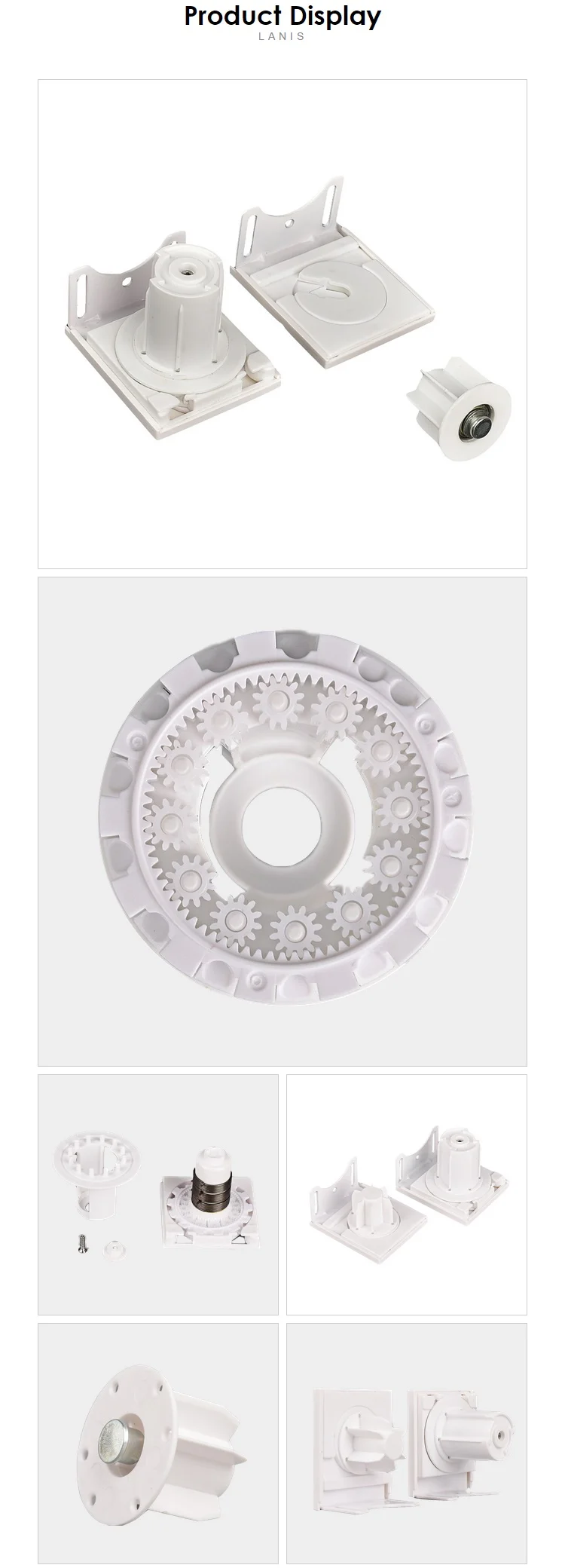 Manual Vertical Zebra Mechanism Shutter Flange Blackout Head Rail ...