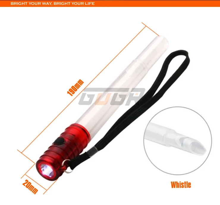 4 in 1 Keychain LED Flashing Glow Stick with Torch Emergency