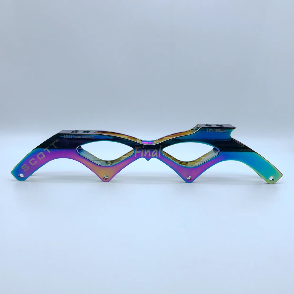 Speed Inline Roller Skate Frame - Rainbow Aluminum Alloy