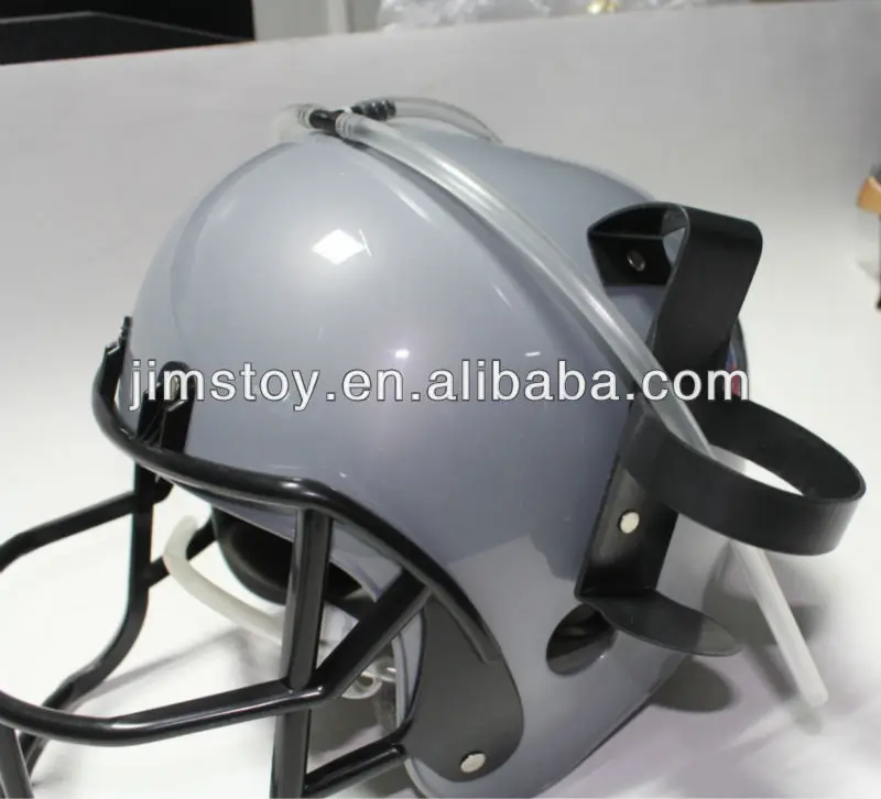 Mini Plastic Red Football Helmet - Rugby Helmet for Children