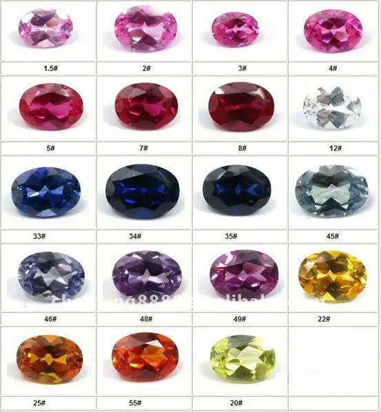 Fine Quality Synthetic Pink Ruby #4 Corundum Rough Material For Jewelry ...