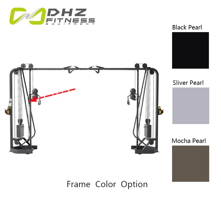 Dhz Fitness Functional Trainer Cable Cross Gym Equipment for Commercial ...