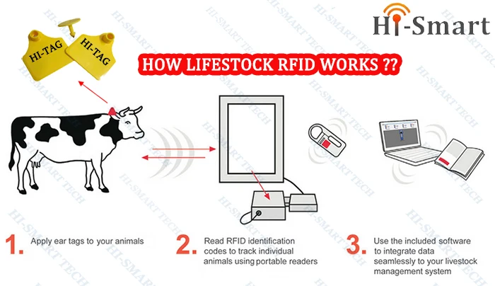 Rfid Animal Cattle Sheep Ear Tag Stick Reader Long Distance Reader ...