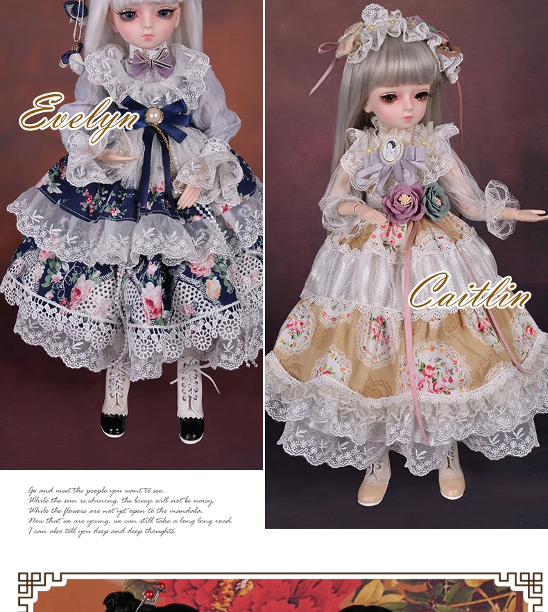 Dorisdoll 1/4 Bjd Doll45cm Kilig Bjd Doll 18 Ball Shape Joints Body ...