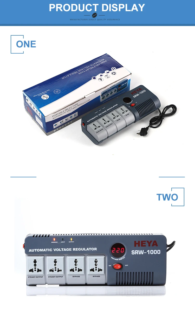 SRW 1500W 220VAC Voltage Stabilizer - Reliable Power Solutions