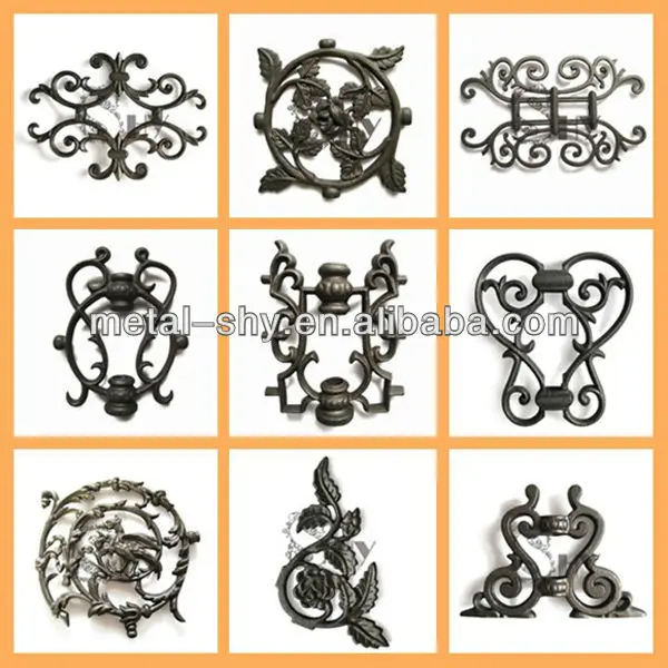 Hand Forged Cast Iron Flowers And Leaves - Buy Cast Iron Flower ...