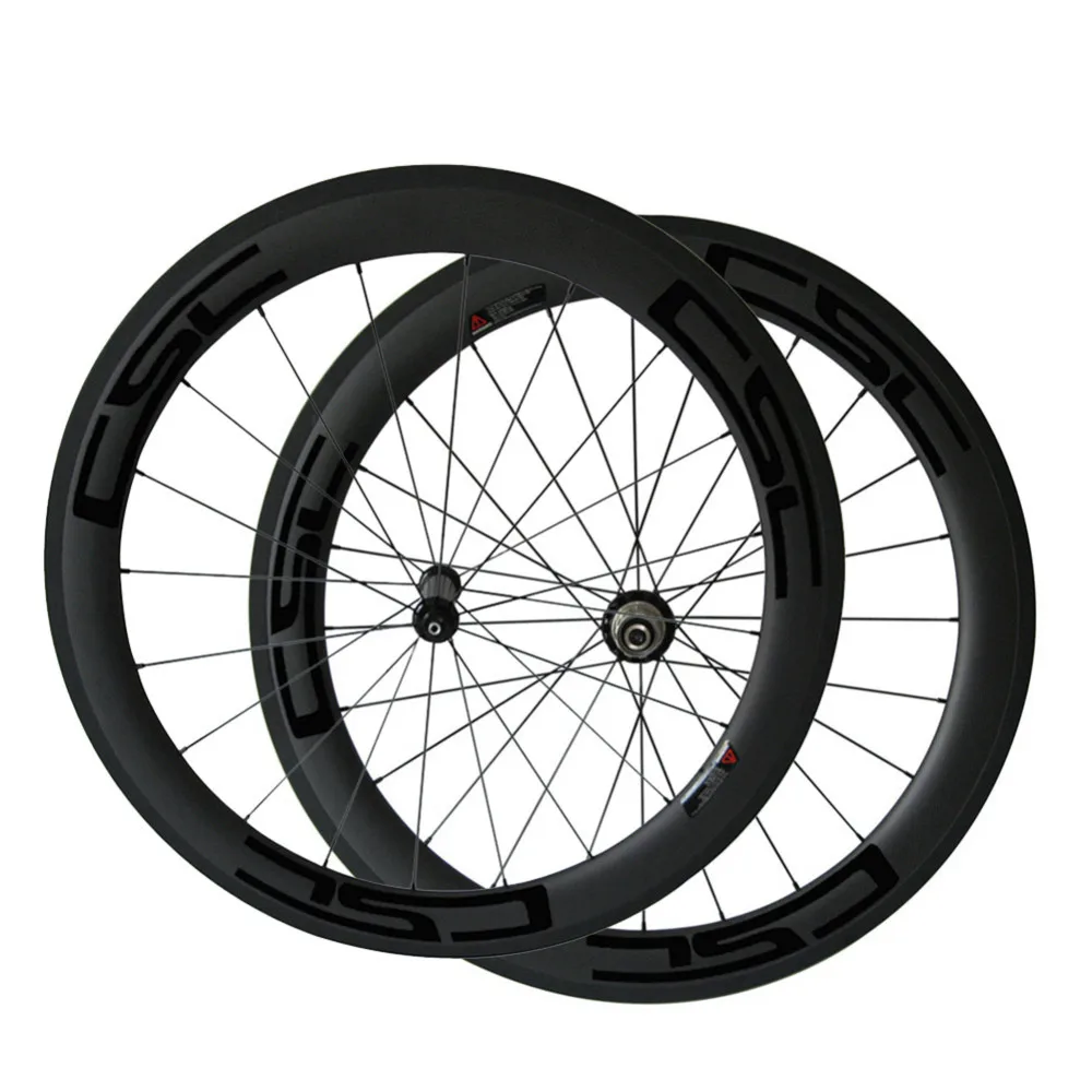 Csc High Quality 700c Road Bike Wheelset 20/24h Powerway R36 Hub Carbon ...
