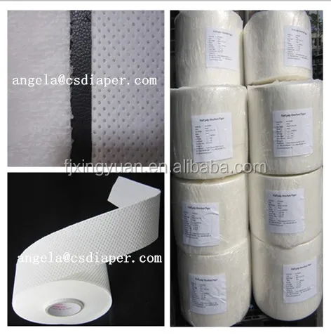 Raw Materials Of Fluff Pulp Absorbent Paper For Sanitary Pads Sap - Buy ...