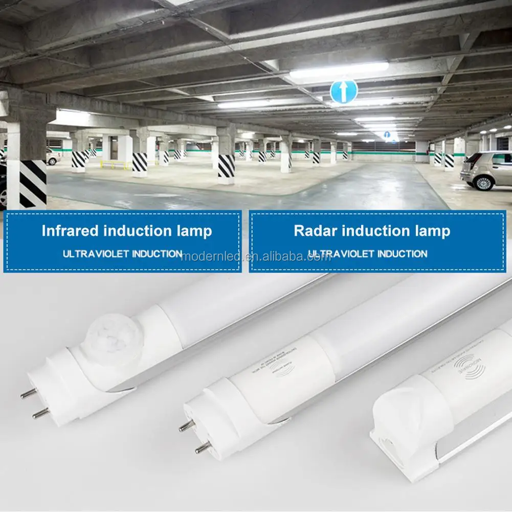 Popular Micro Wave Motion Radar Sensor T8 Pir Sensor Led Tube 1200mm ...