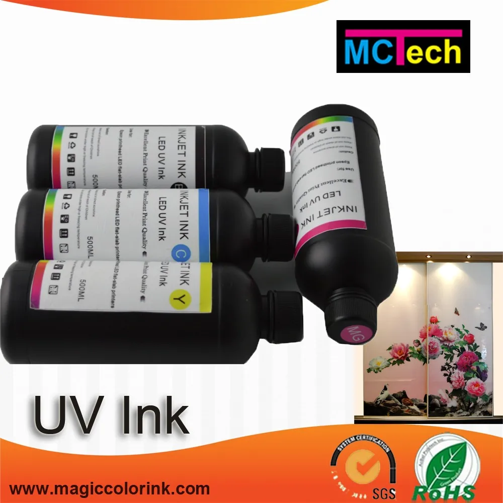 Uv Printer White Ink For Epson Flat Bed 1390 1410 L805 L300 Uv Ink ...