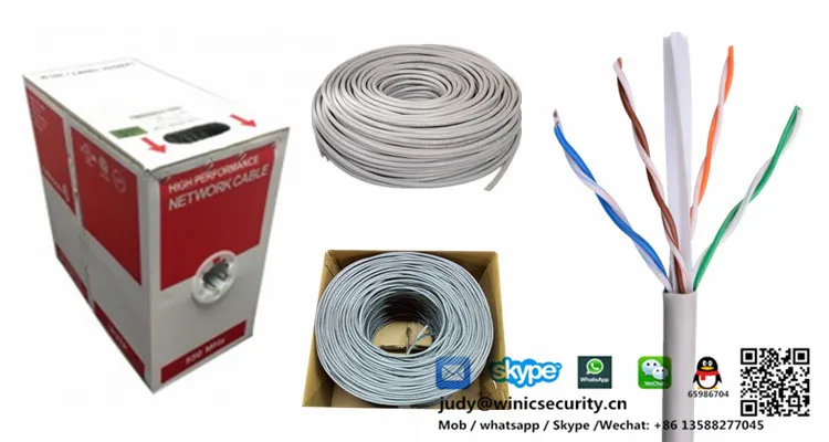 Utp Cat 6 Cca 4p Utp Cat6 Outdoor Cable 23awg Cat6 Network Cable - Buy ...
