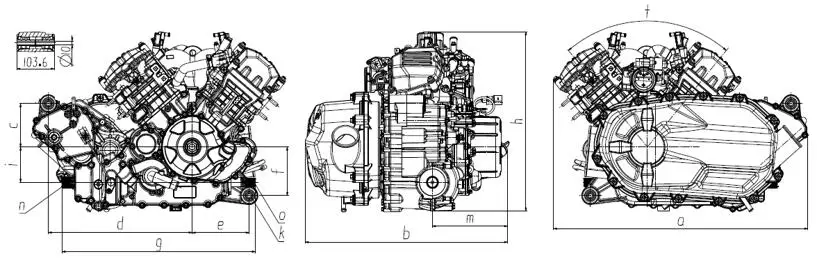 1000cc Engine Include Cvt And Gearbox - Buy 1000cc Engine,1000cc Atv ...