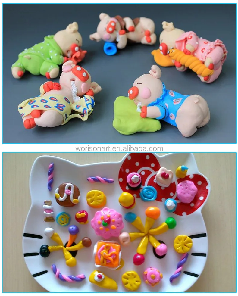 Pro Polymer Clay 20g 40g DIY Soft Modelling Clay for Kids
