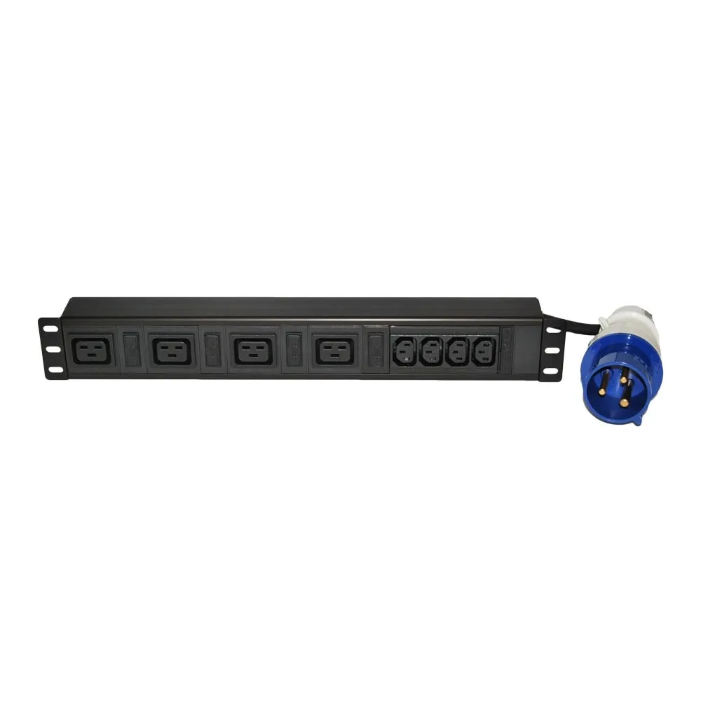 8,12,16,20 Way C13 IEC C19 UK Hybrid Mixed PDU to Commando Plug