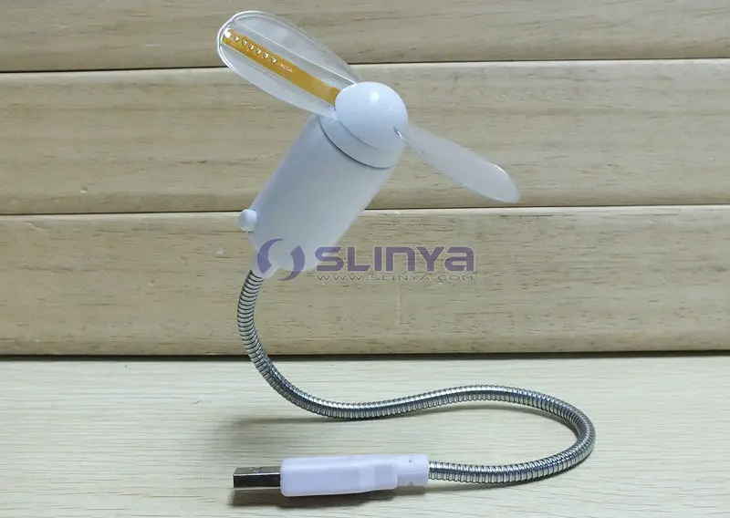 Adjustable Mini Usb Rechargeable Led Desk Fan For Laptop