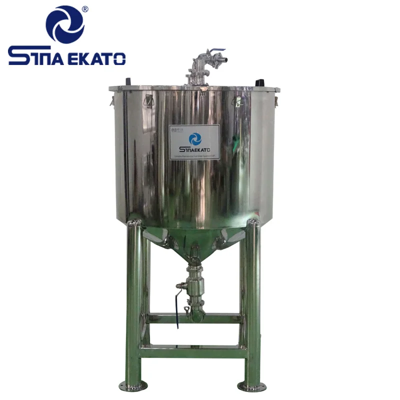 Customized Stainless Steel Chemical Storage Cone Bottom Tank - Buy Cone ...