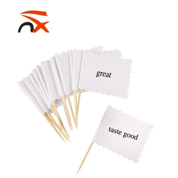 Toothpick Flag Custom Print Logo With Mini Stick Flag - Buy Toothpick ...