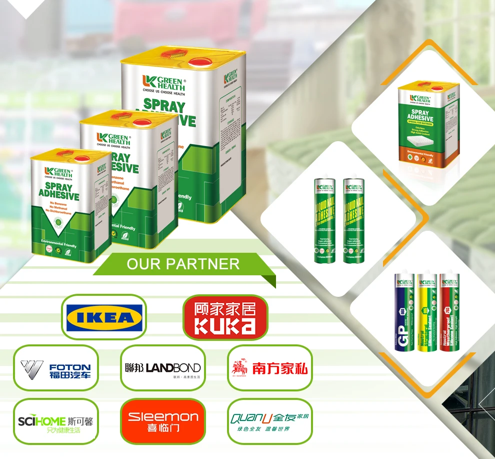 Linyi Green Health Adhesive Co., Ltd. - SBS Spray Adhesive,Silicone Sealant