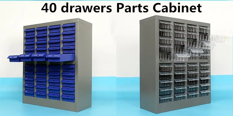 Good Quality Spare Parts Cabinet With 40 Plastic Drawer Storage ...